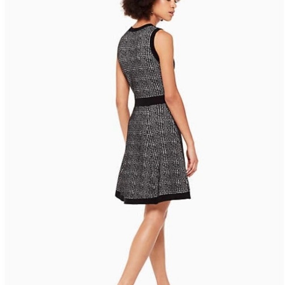 kate spade | Dresses | Kate Spade Black And White Sleeveless Mini Dress ...